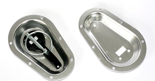 Bonnet plates zilver